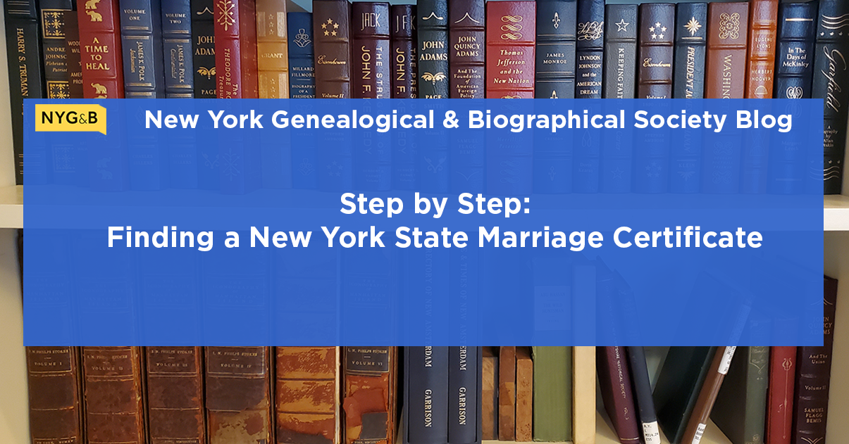 Essential Steps to Find a New York State Marriage Record | New York ...